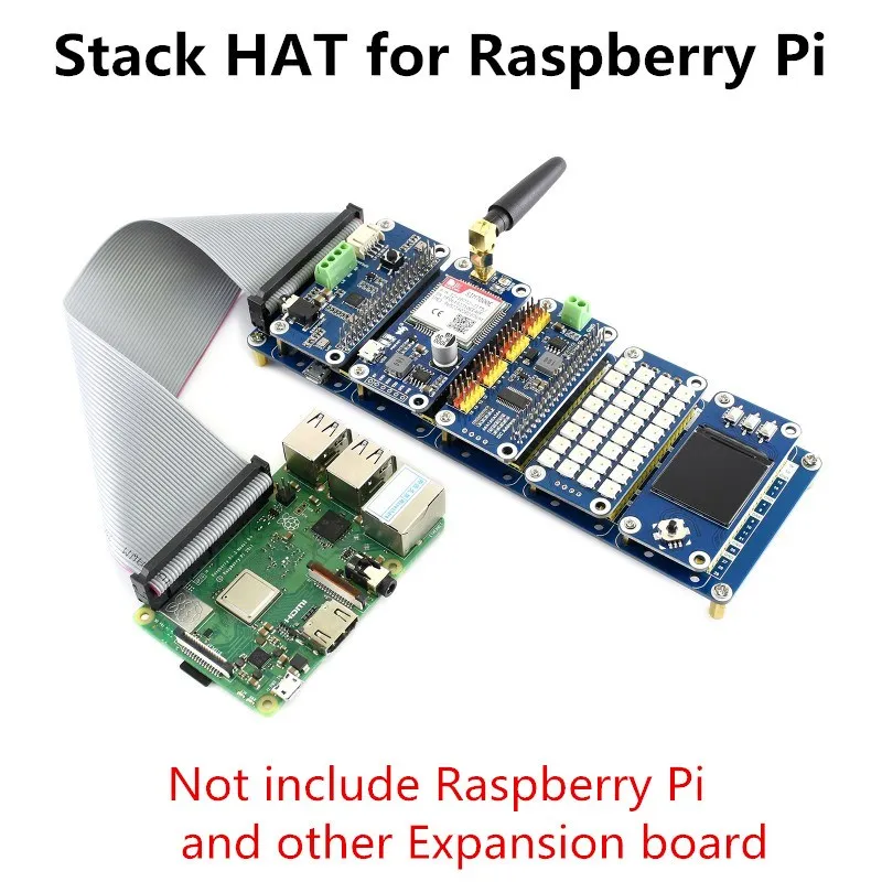 Stack HAT for Raspberry Pi I/O Expansion Kit Provide 5 sets of 2x20 ...