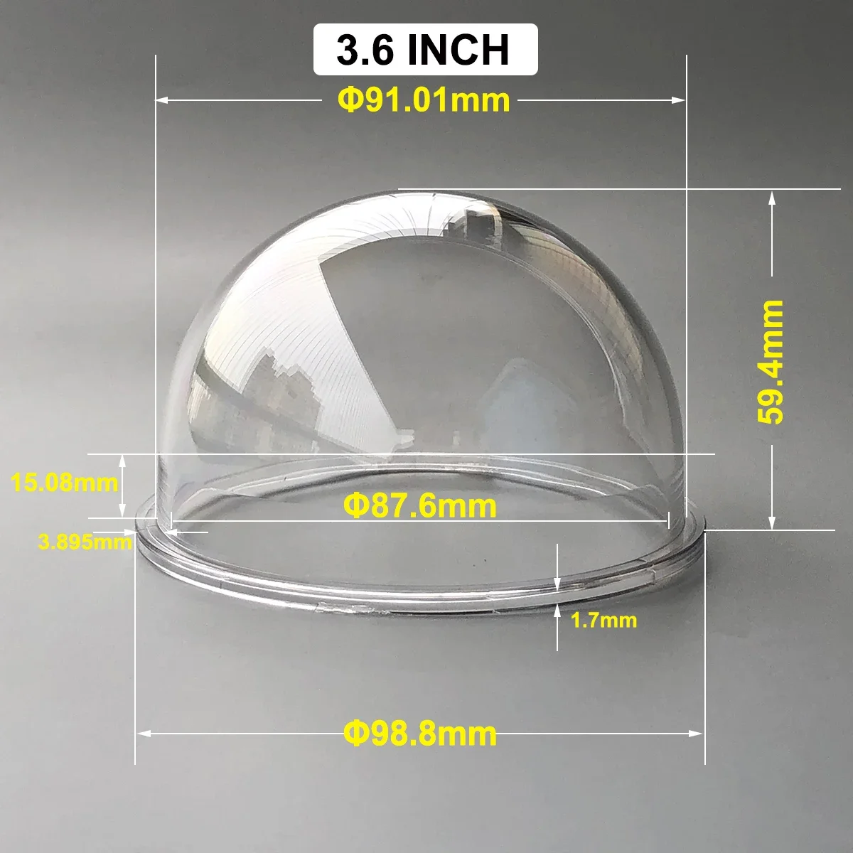 Cubierta-protectora-de-media-esfera-c-pula-de-plexigl-s-transparente-de ...