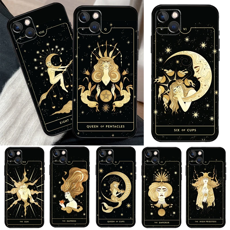 Witches-moon-Tarot-Mystery-totem-Phone-Case-For-iPhone-13-14-15-Pro-Max ...