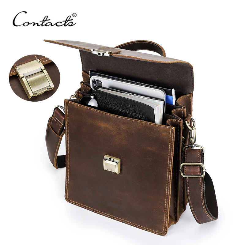CONTACT-S-Genuine-Leather-Crossbody-Bag-for-Men-Luxury-Password ...