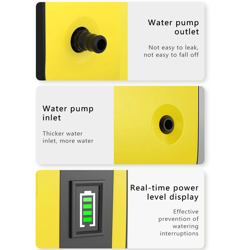 Portable Irrigation Sprayer Rechargeable Water Pump Watering Machine ...