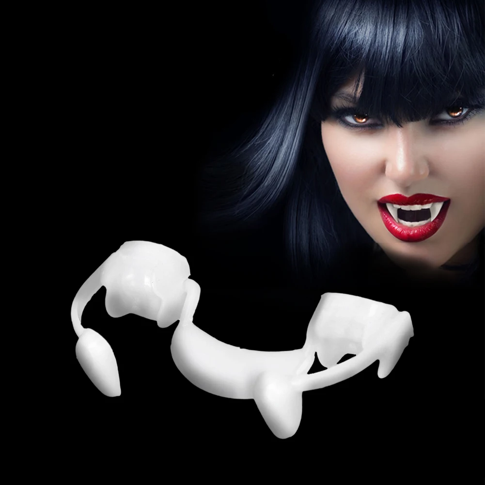 Halloween-Retractable-Vampire-Fangs-Realistic-Horror-Costume-Decoration ...