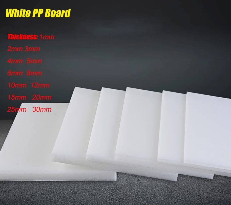 1-30mm Thick white polypropylene sheet PP plastic sheet waterproof And ...