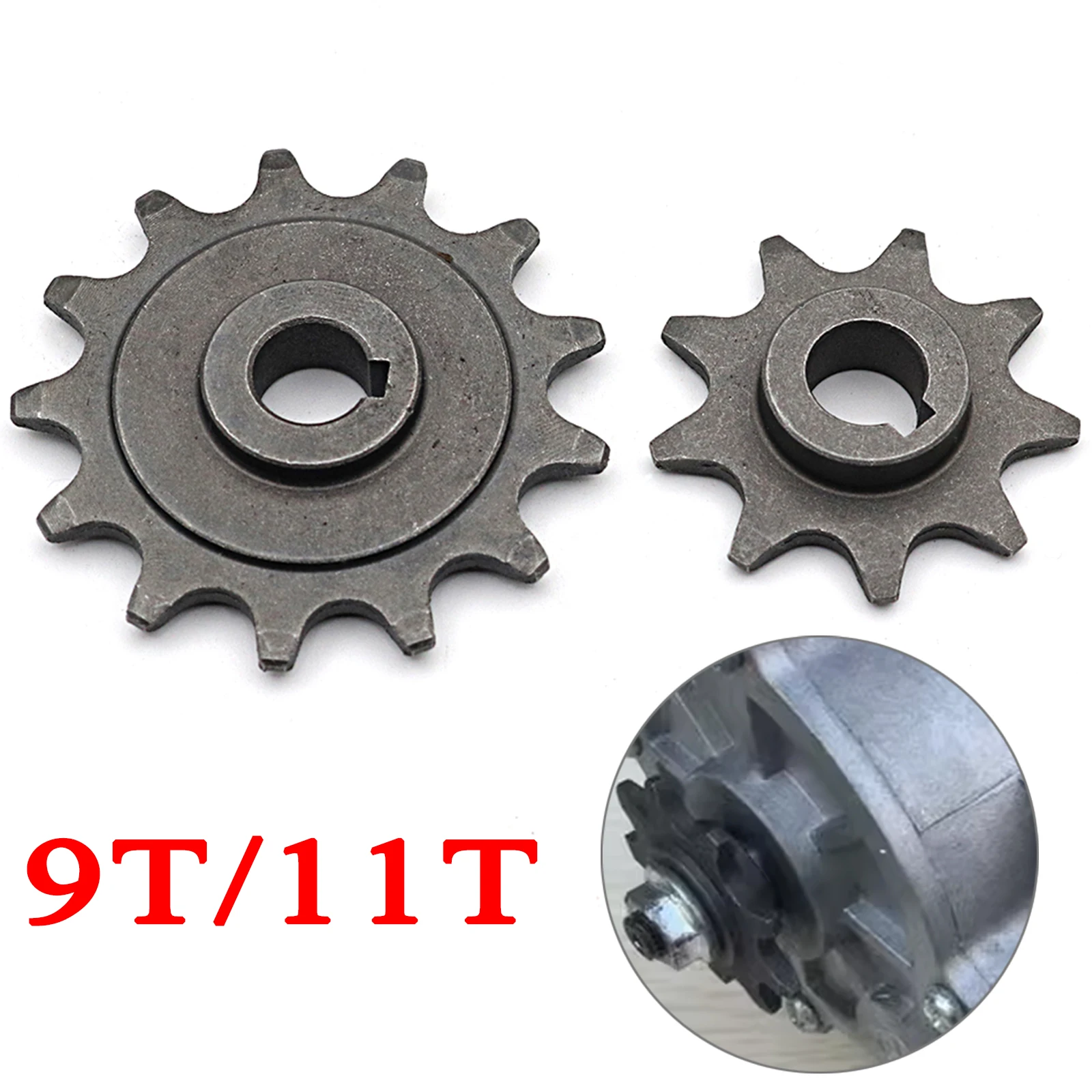 Universal 9 Teeth 13 Teeth Pinion Gear Motor Bicycle Chain Wheel 13 ...