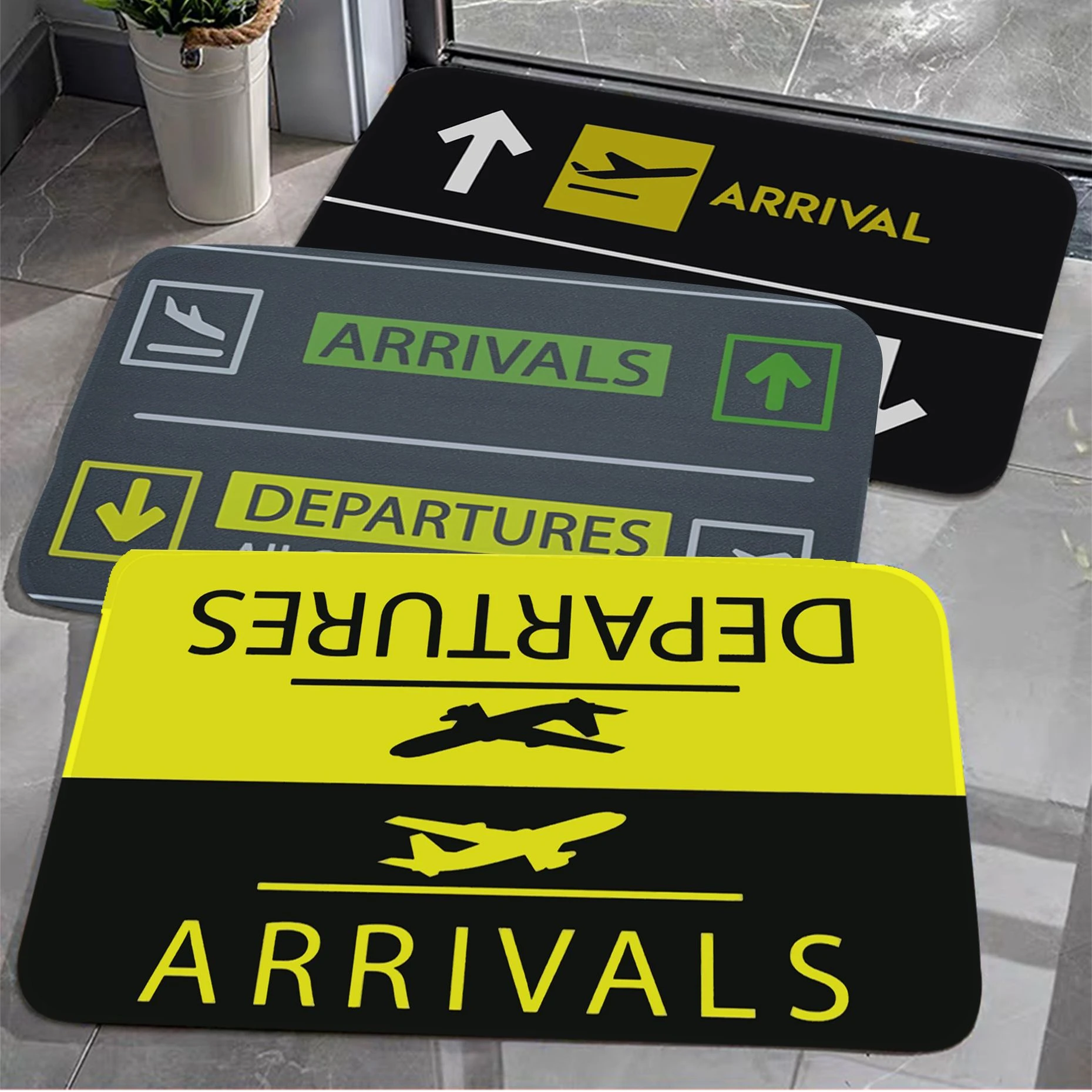 Arrival Departure Door Carpet | Doormat Arrivals Departure | Arrival ...