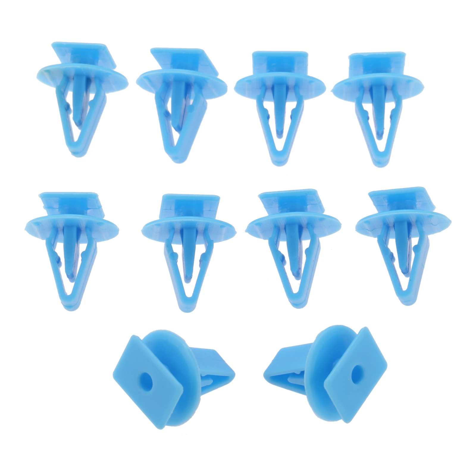 10pcs Car Windscreen Cowl Fastener Clips 8mm Vent Retainer Plastic ...