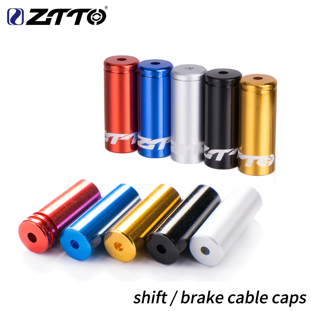 Bike Cable Stops 100-Pack Silver Bicycle Brake/Shift Cable End Caps ...