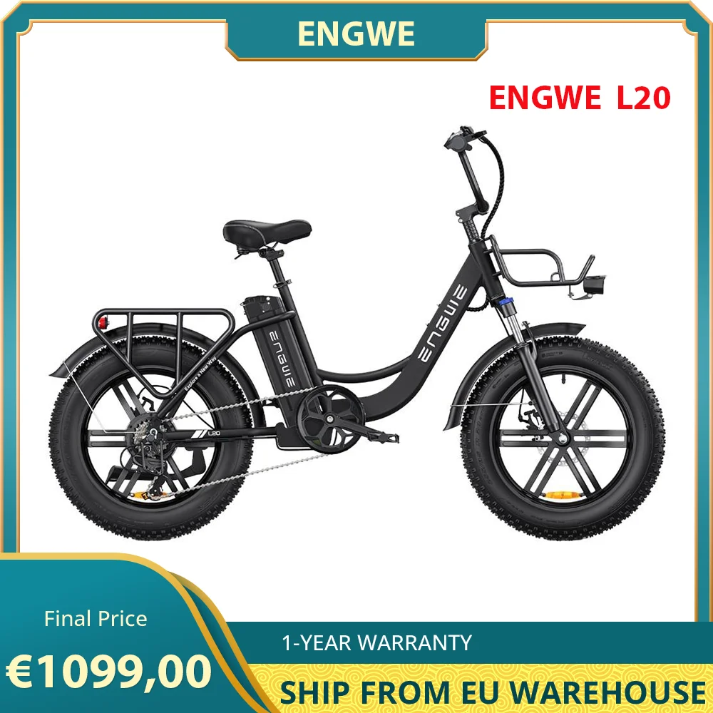 Engwe l20 Elektro fahrrad 20*4,0 Zoll Bergreifen 250W Motor 25 km/h ...