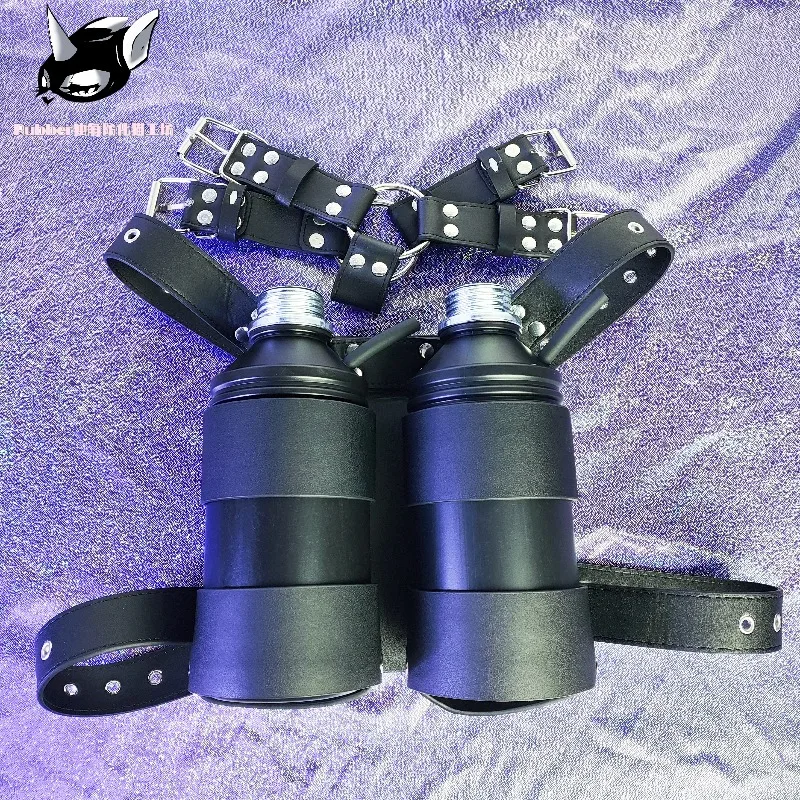 Gas mask negative pressure bottle breathing control black suffocation ...