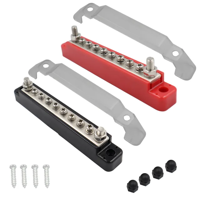 Car Terminal Block Positive Negative Bus Bar 150A Terminal Block Power ...