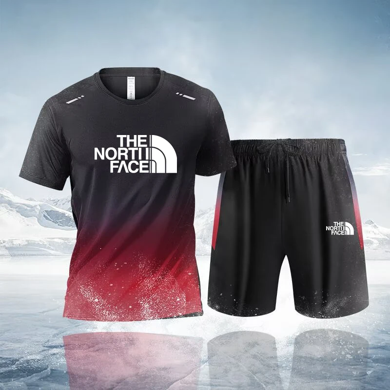 Fitness-Clothes-Men-Ice-Silk-Quick-Drying-Sportswear-Suit-Short-Sleeve ...