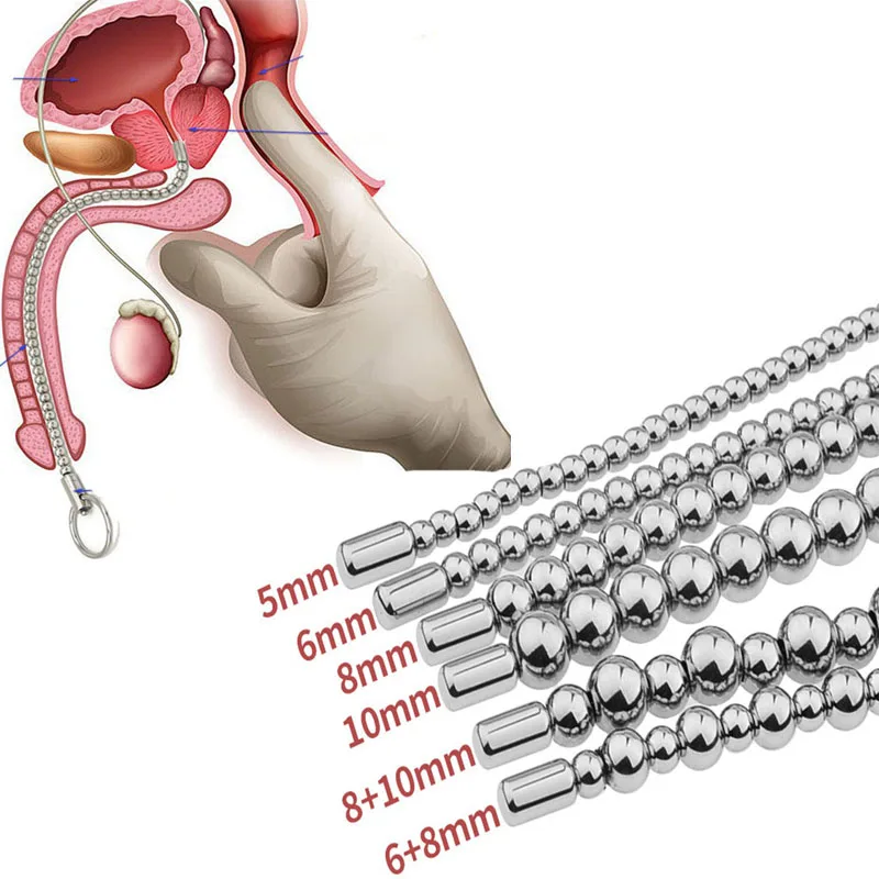 ไฟฟ้า Estim สแตนเลส Urethral เสียง Dilator อวัยวะเพศชายปลั๊ก Utheral เสียง Catheter กระตุ้น ...