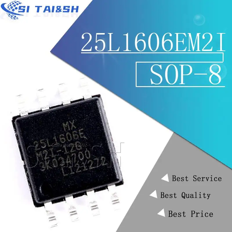 10pcs/lot Mx25l1606em2i-12g 25l1606em2i-12g Mx25l1606em2i Mx25l1606e ...