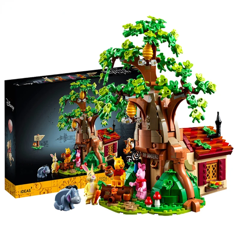Winnie The Pooh Tree House Blocks Bear Diy Building Block 61326 3d ...