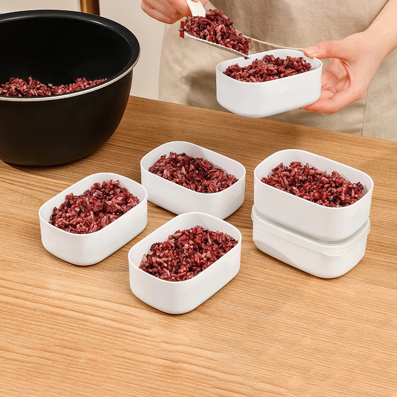 Rice-Sub-Packaged-Box-Food-Container-Freezer-Refrigerator-Dumpling-Rice ...