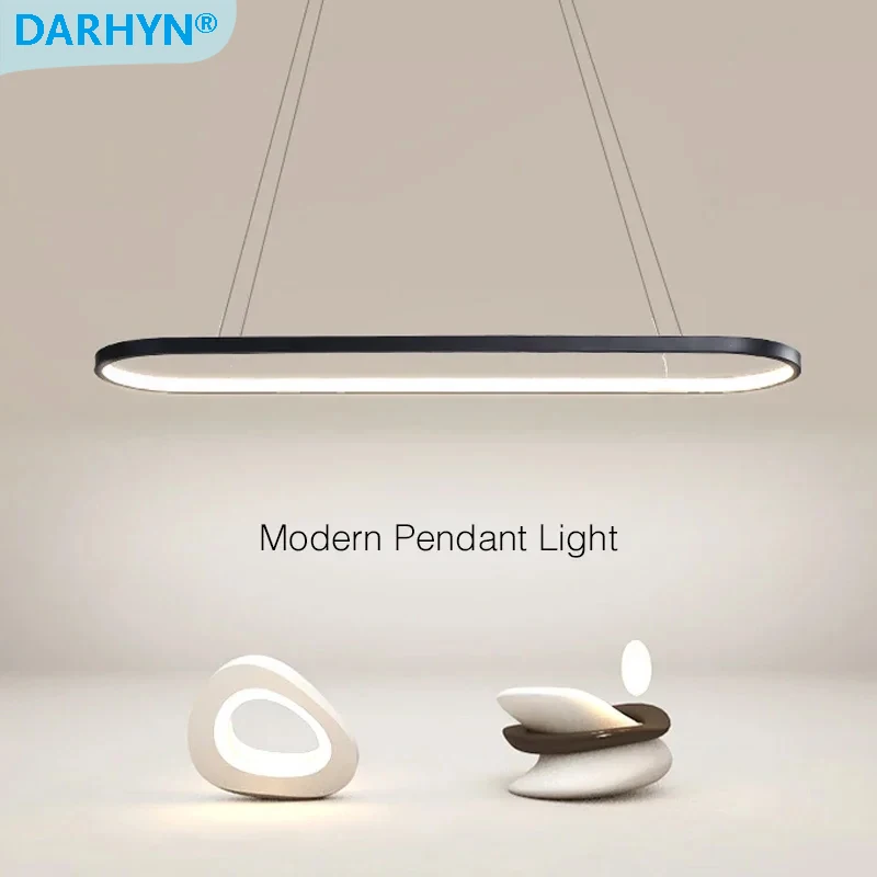 Luz-colgante-LED-moderna-para-decoraci-n-del-hogar-luz-ovalada-de-70 ...