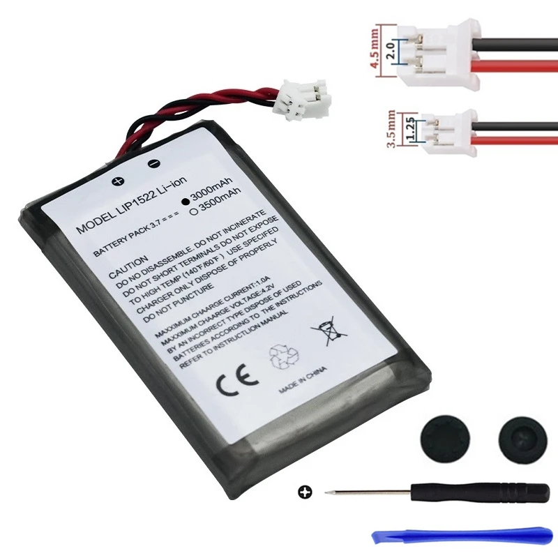 3000mah-LIP1522-PS4-Controller-Battery-for-Sony-PS4-Pro-PlayStation-4 ...