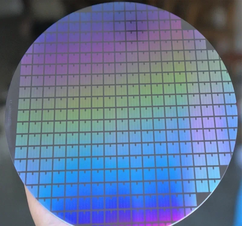 Wafer-power-element-IGBT-MOSFET-silicon-wafer-semiconductor-lithography ...