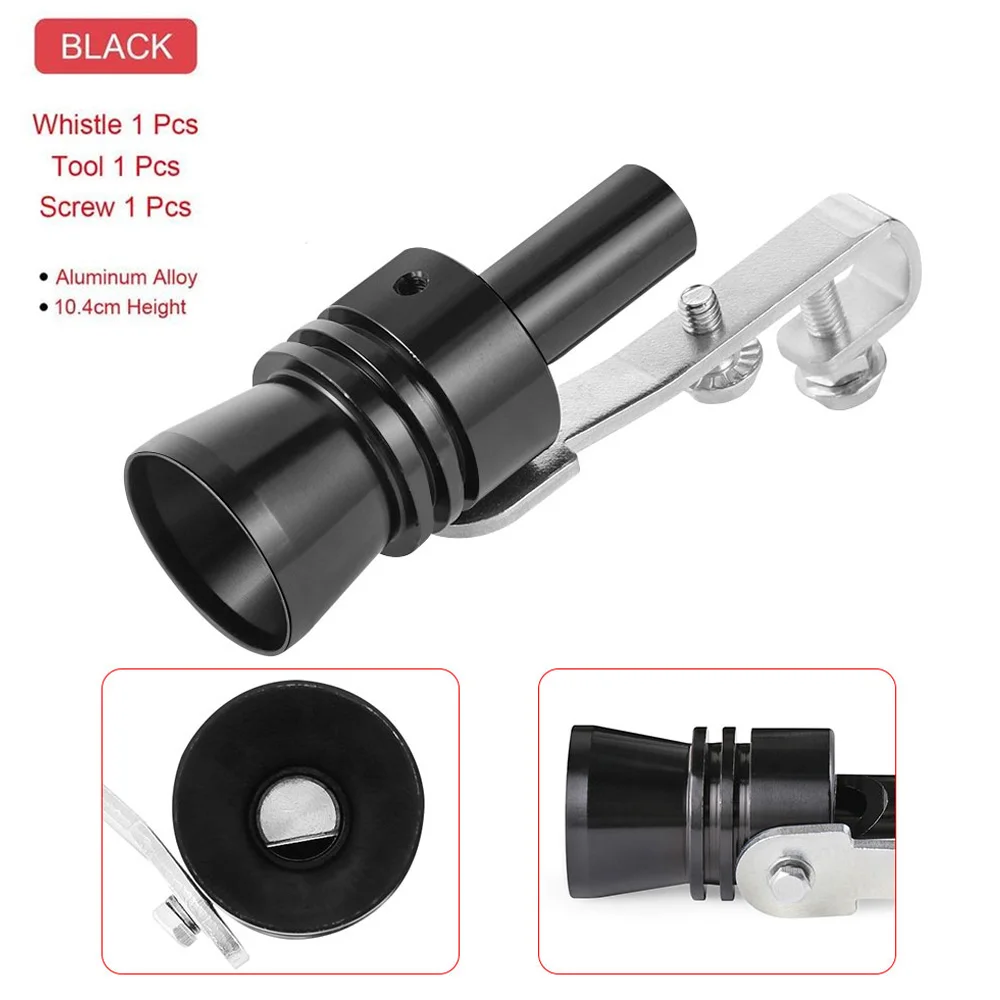 Motorbike Car Exhaust Fake Turbo Whistle Pipe Sound Muffler Blow Off ...