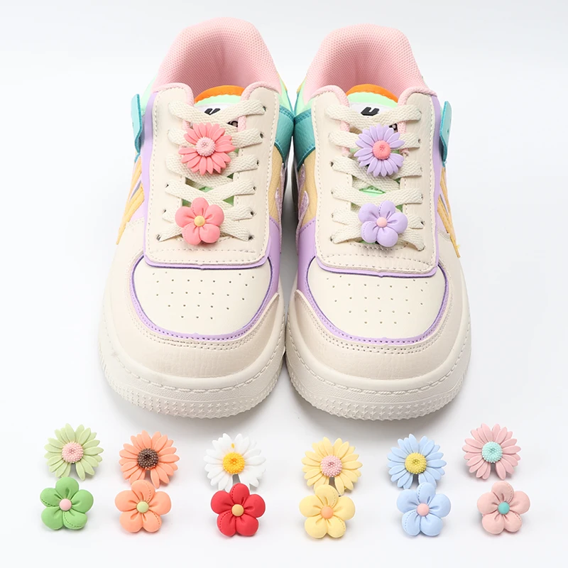 Chrysanthemum-Sunflowers-Shoes-Charms-Clip-Little-Daisy-Flower ...