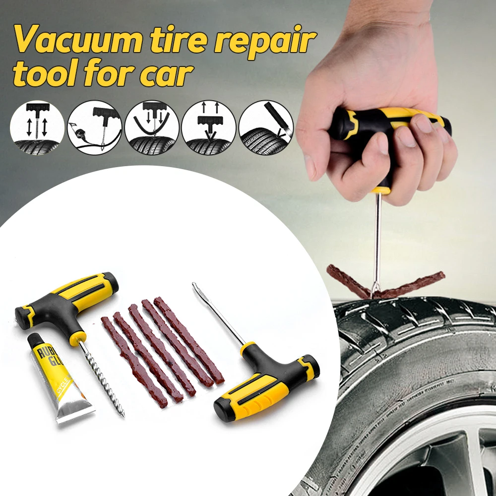 Car-Tire-Repair-Tool-Kit-Studding-Set-Auto-Bike-Puncture-Needle-Nose ...