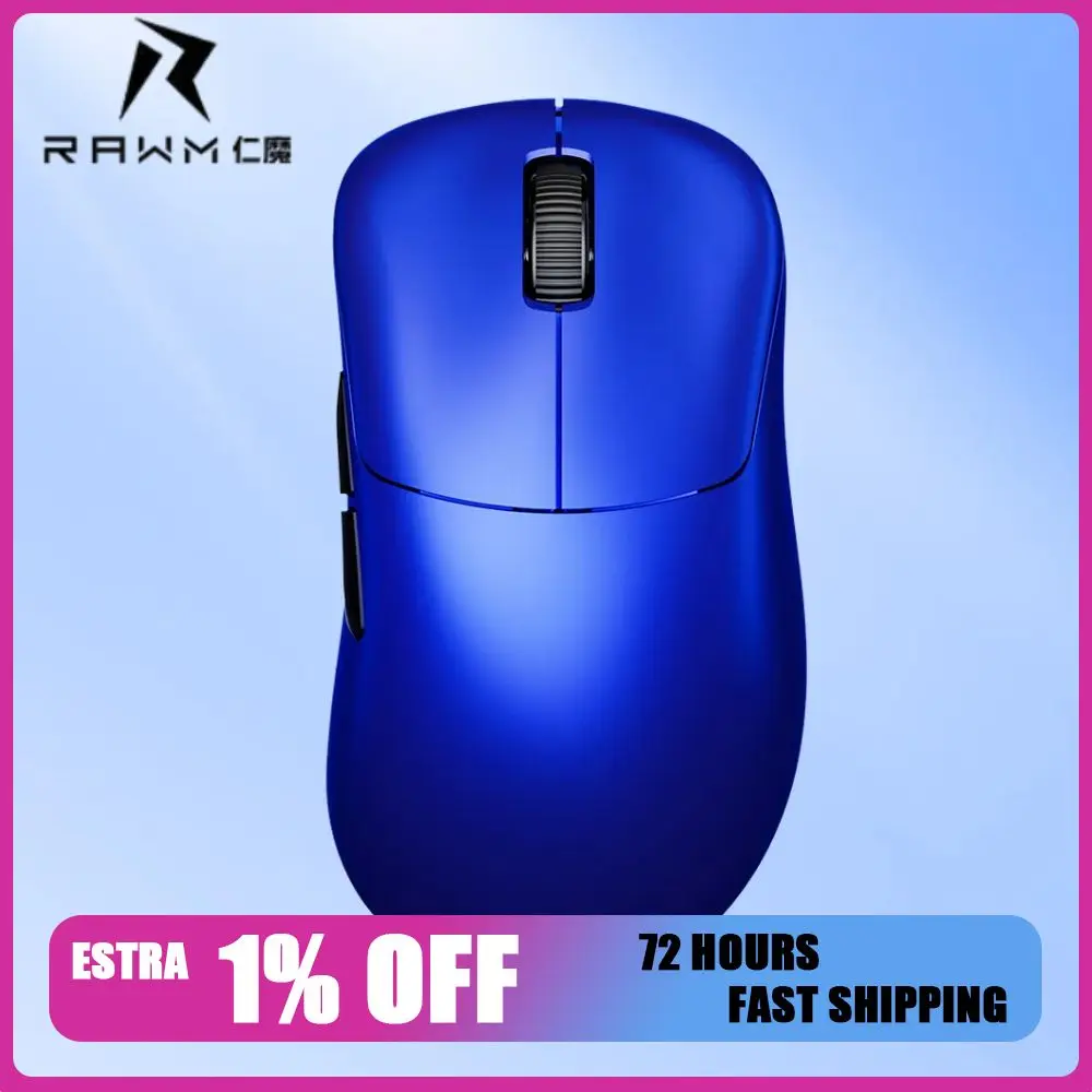 Rawm Er21Pro Mouse 2-Mode Wired 2.4g 8k Polling Rate Paw3950 Sensor ...