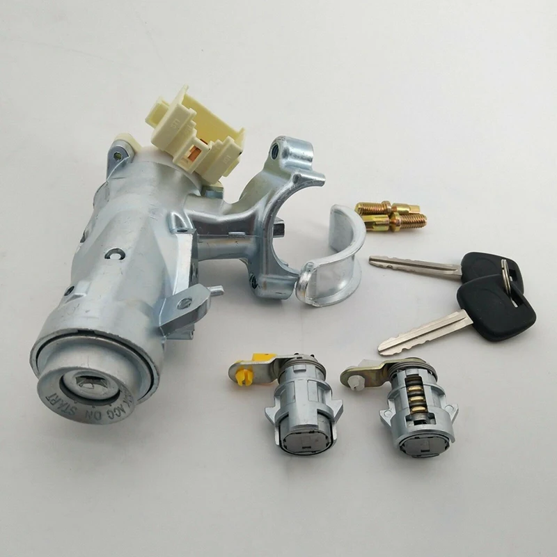 Ignition-Lock-Core-Ignition-Switch-Steering-Barrel-Lock-Door-Lock-With ...