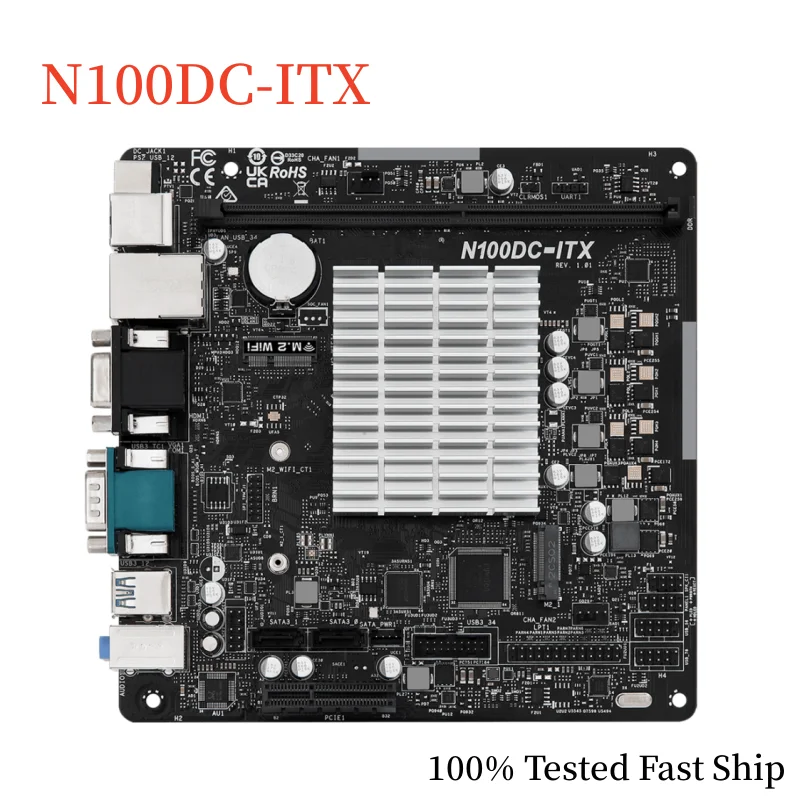 For-ASRock-N100DC-ITX-Motherboard-N100-16GB-DDR4-Support-Turbo-Boost ...