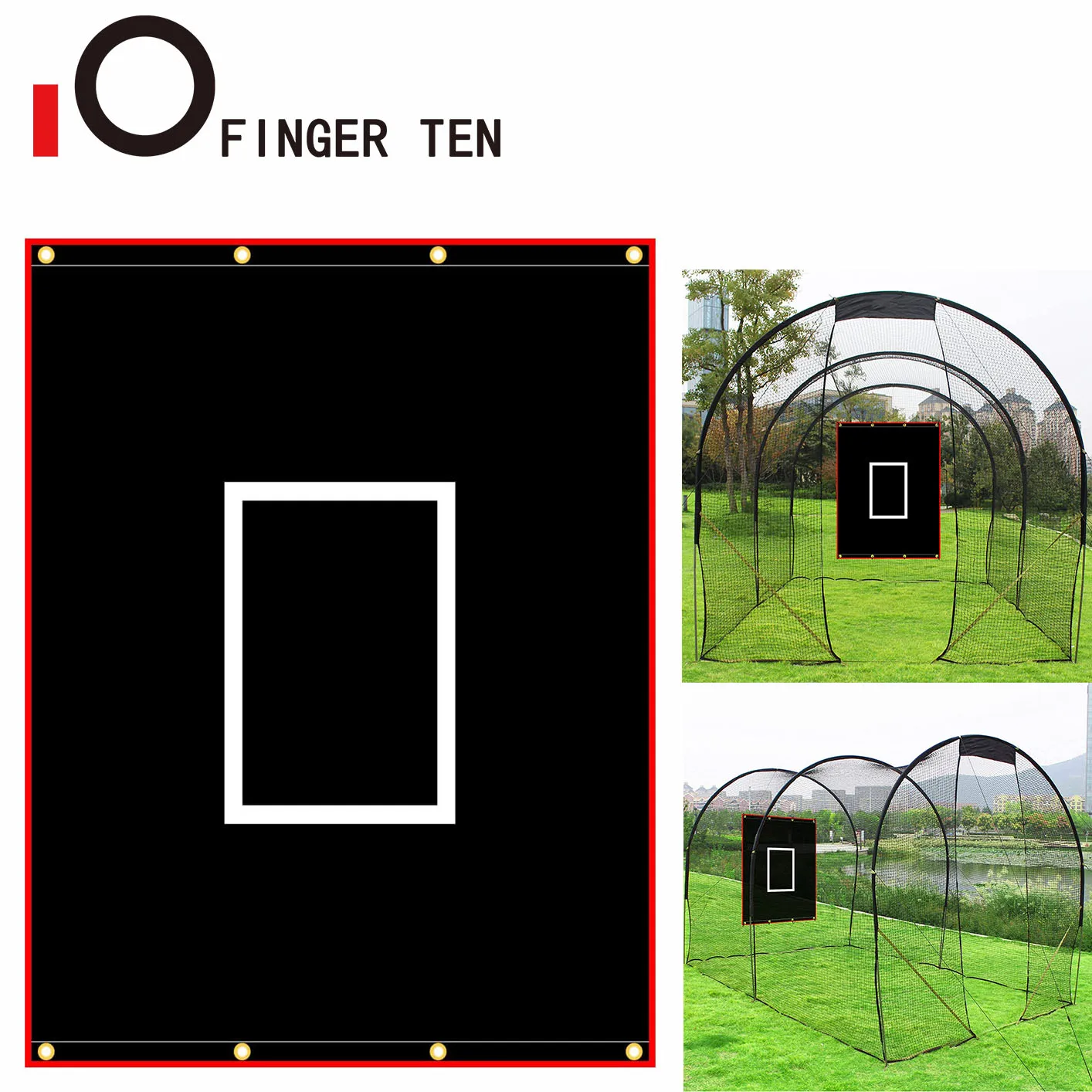 Training-Baseball-Pitching-Backstop-6-x-4-ft-Batting-Cage-Target ...