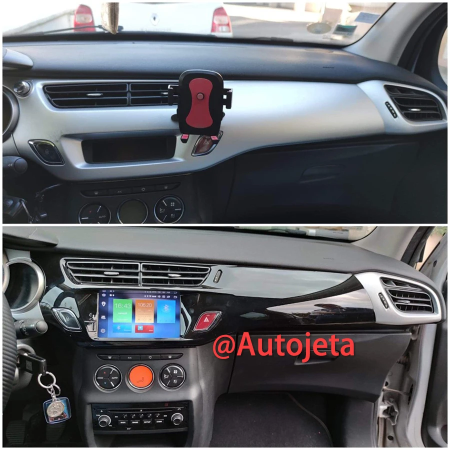 2-din-CarPlay-Android-14-Auto-For-Citroen-C3-DS3-2010-2016-Car-Radio ...