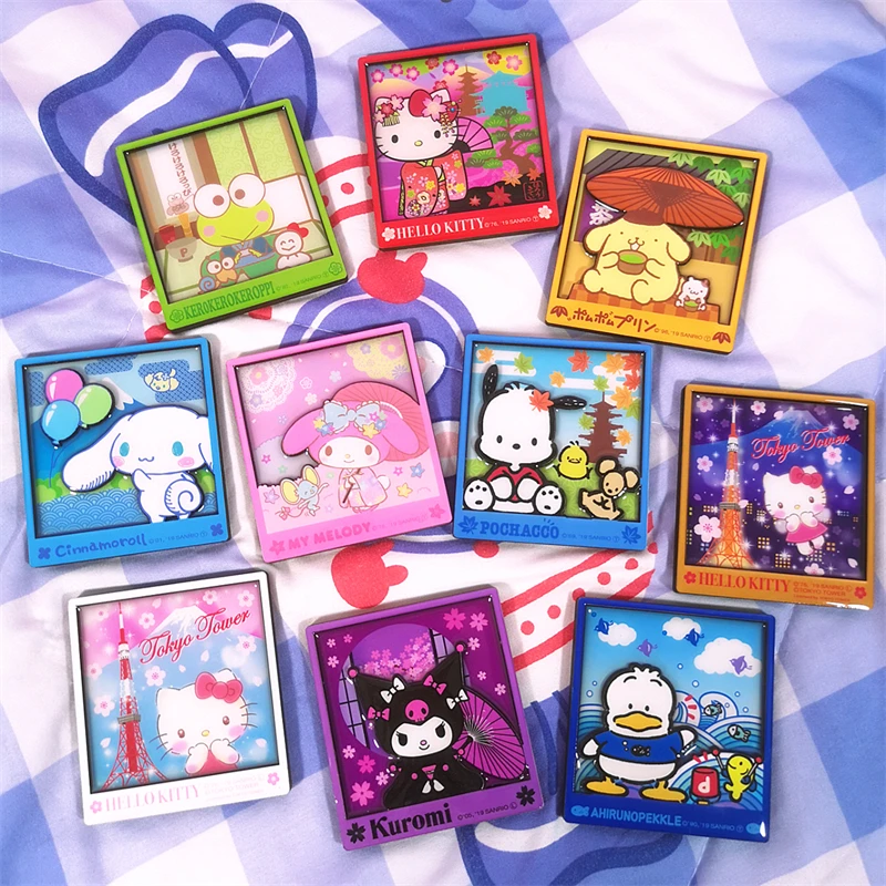 Kawaii Sanrio Hellokittys Mymelody Cinnamoroll Kuromi Cartoon Anime ...