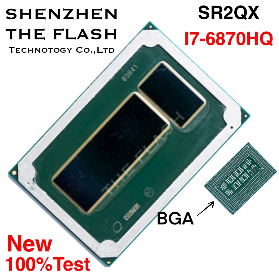 BGA 칩 100% 테스트 SR2QX I7 6870HQ SR2QW I7 6970HQ SR2QZ I5 6350HQ SR2QY I7 ...