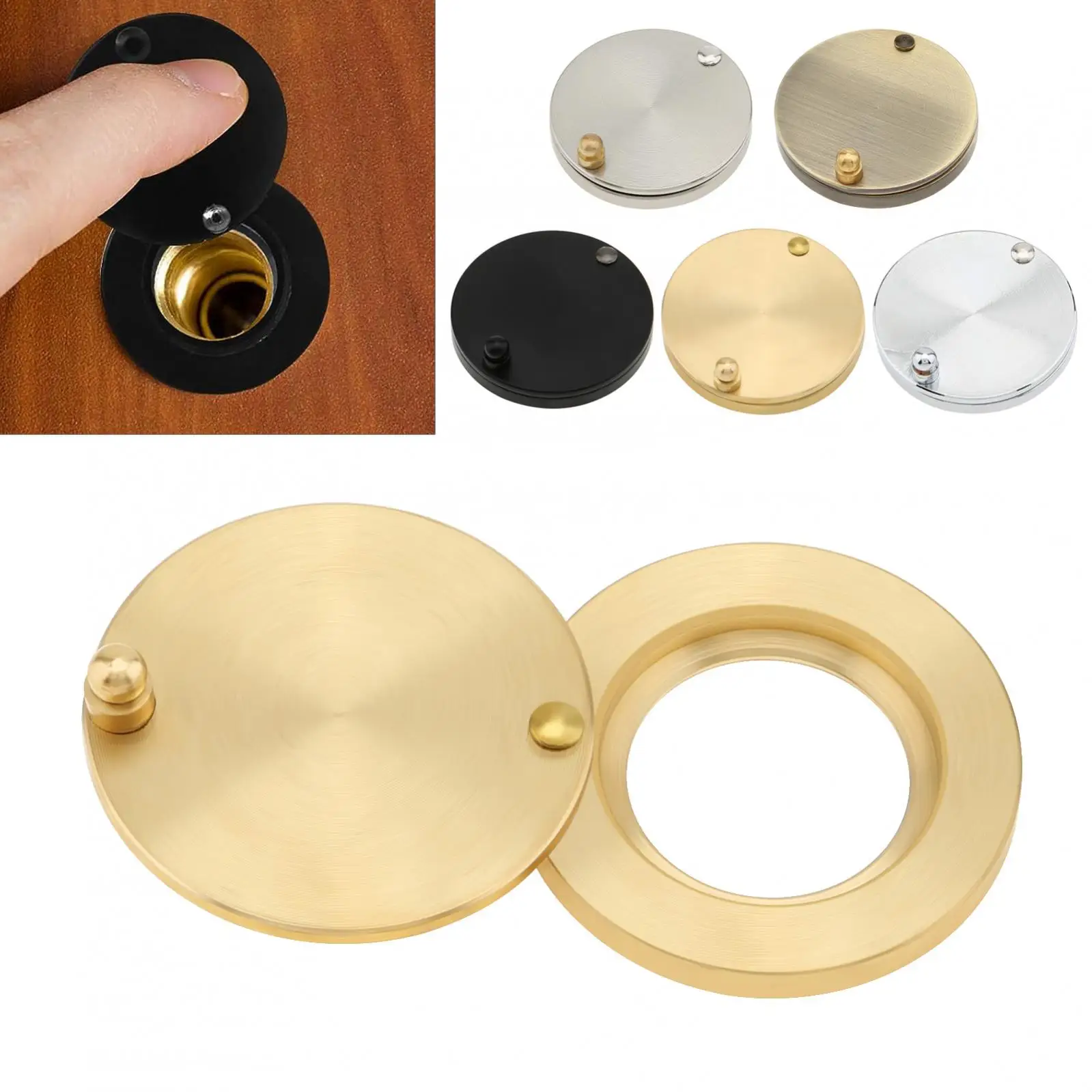 Door-Peep-Hole-Cover-Pure-Copper-Inner-16mm-Outer-Dia-30mm-Door-Viewer ...