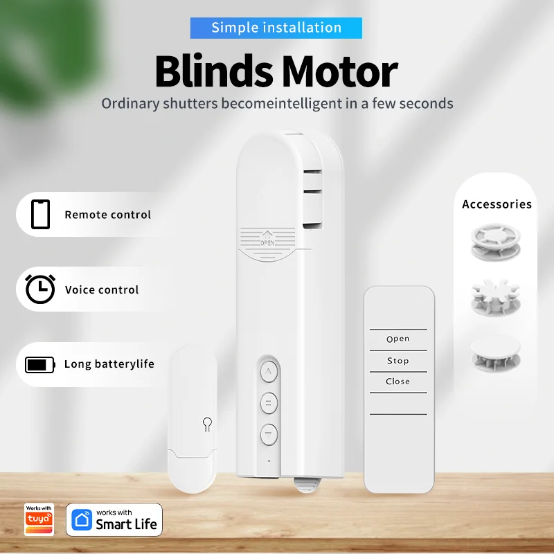 Smart Blind Motor Wifi Automatic Electric Roller Shutter Shadows App ...