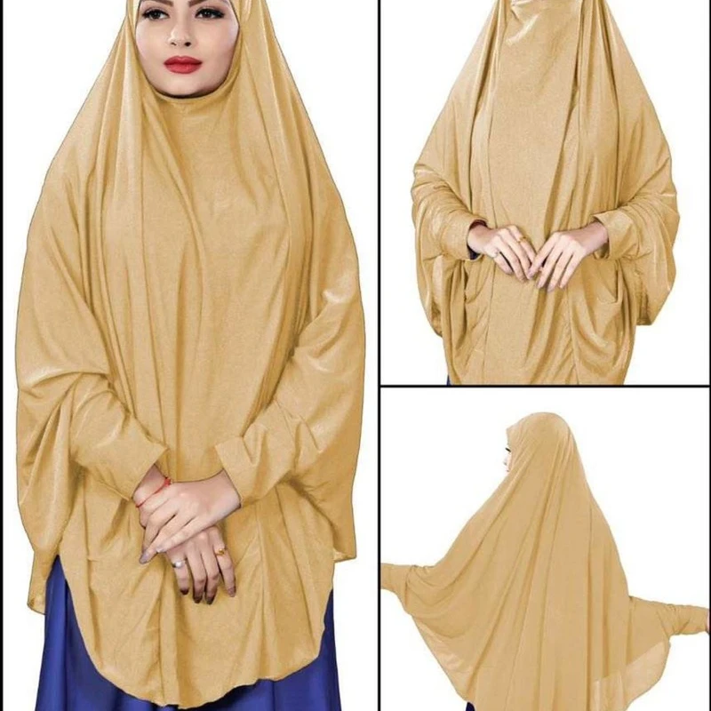 Women Hijabs Muslim Foreign Trade Cross-border Style Worship Linen ...