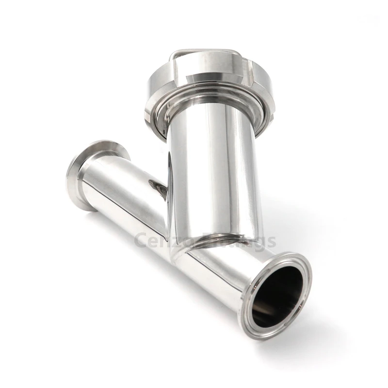 A-o-inoxid-vel-Y-Tipo-Filtro-Filtro-Sanit-ria-Tri-Clamp-Homebrew-Pipe ...