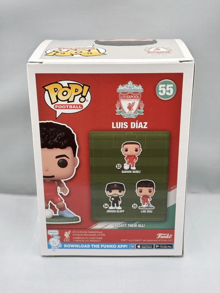 Funko Pop Liverpool Football Club Luis Diaz Action Figure #55 ...