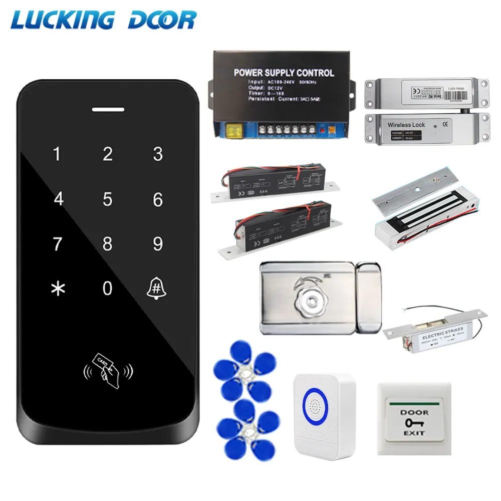Power Supply Access Control Waterproof | Magnetic Door Access Control ...