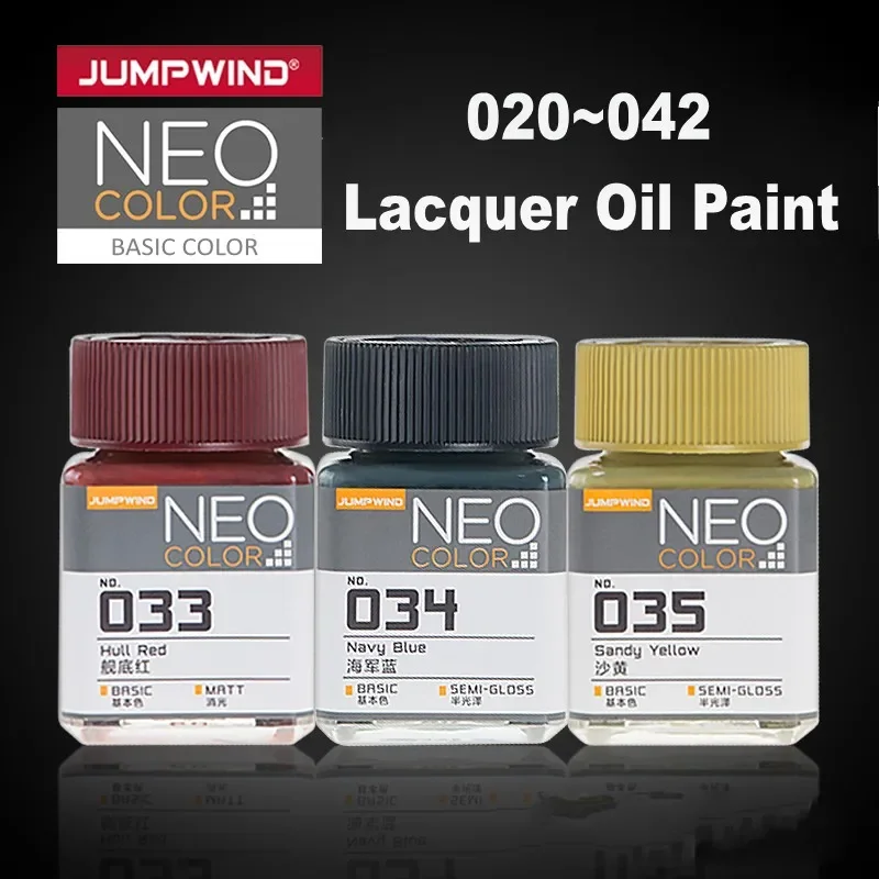 JUMPWIND-020-042-18ml-Lacquer-Paints-NEO-Color-Gloss-Pigment-Model-Hand ...