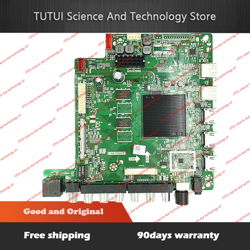 T.SK708D.81 WiFi 4-core 4K driver board 2G cache 16G memory Smart TV ...