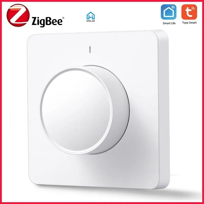 Tuya-Zigbee-Smart-Rotary-Dimmer-LED-Light-Switch-WIFI-EU-Standard-Smart ...
