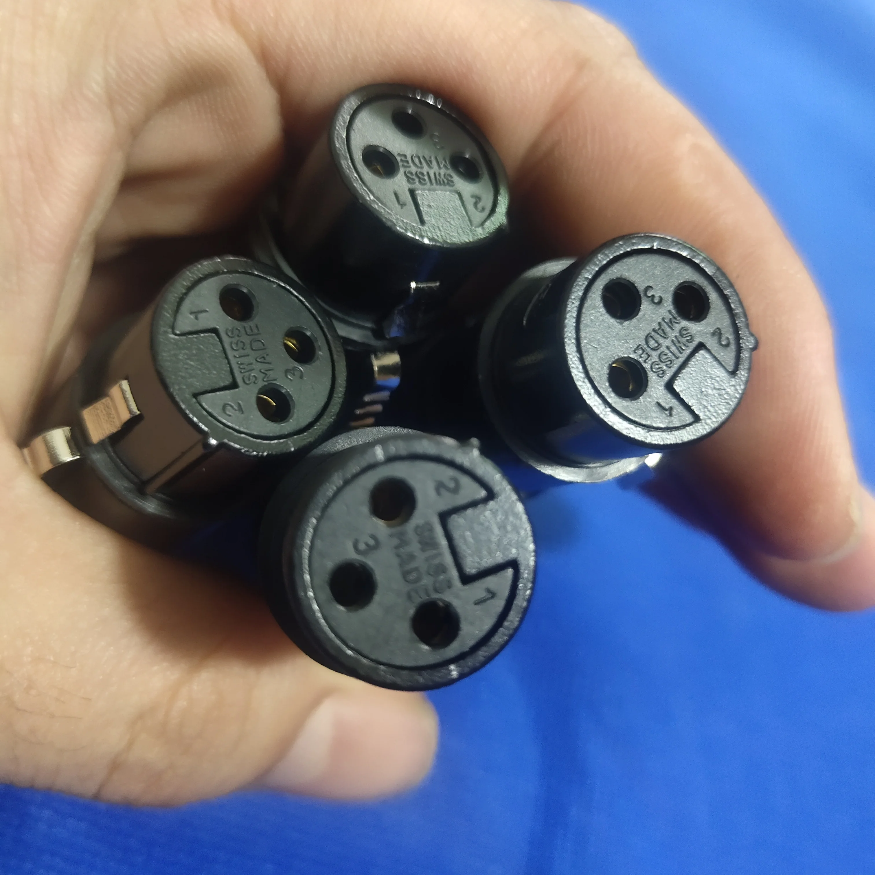 Swiss original 60PCS/lot NEUTRIK 3-pin XLR connector Male and femelle ...