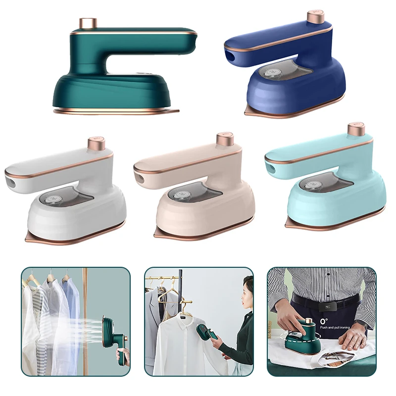 Professional Mini Steam Iron Handheld Portable Garment Steamer Dry Wet ...