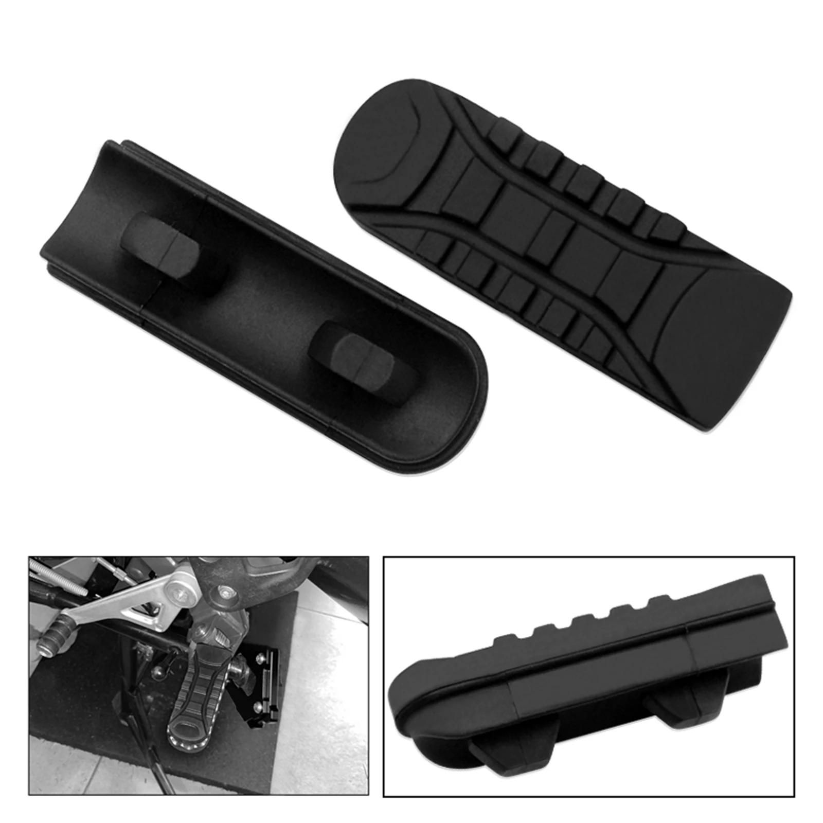 2x-Motorcycle-Passenger-Front-Footrest-Rubber-for-R1200GS-LC-Adv-F750GS ...
