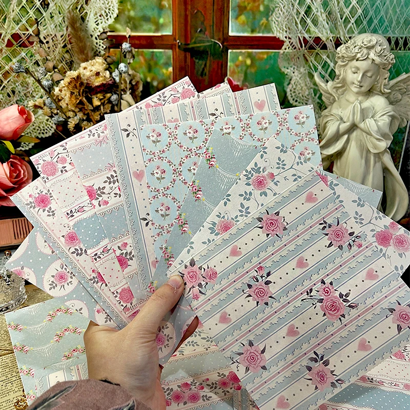 Panalisacraft 30sheets 14*14cm Size light patterned paper Scrapbooking ...