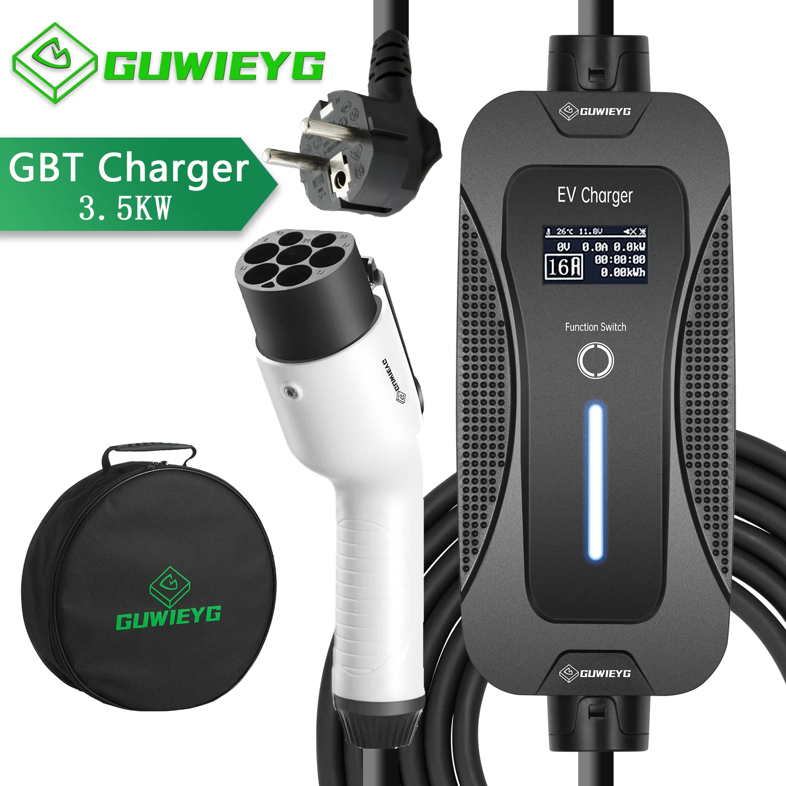 GUWIEYG-Portable-EV-Charger-GBT-8-10-13-16A-EVSE-Charging-Cable-EU-Plug ...
