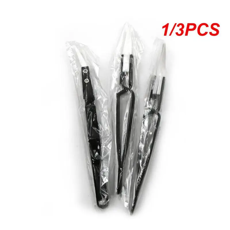 1-3PCS-Pack-Ceramic-Tweezers-Straight-Tip-Electronic-Soldering-Anti ...