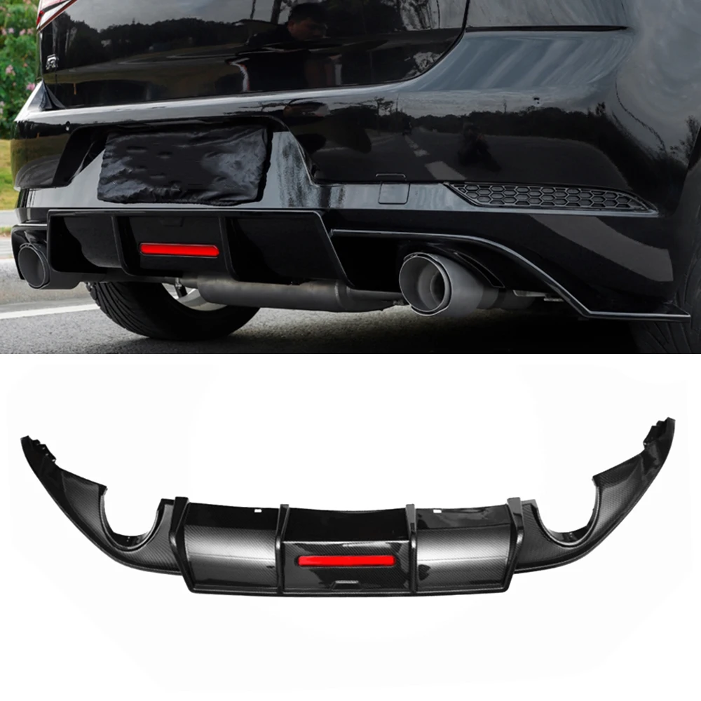 Rear-Bumper-Diffuser-Lip-Car-Exhaust-Bracket-Lower-Spoiler-Plate ...
