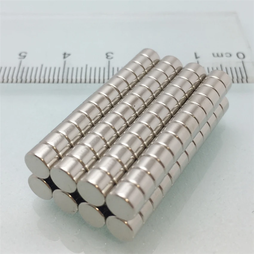 100PCS-Rare-Earth-Neodymium-Magnets-Dia4x3mm-Neo-Small-Round-Magnet-N52 ...