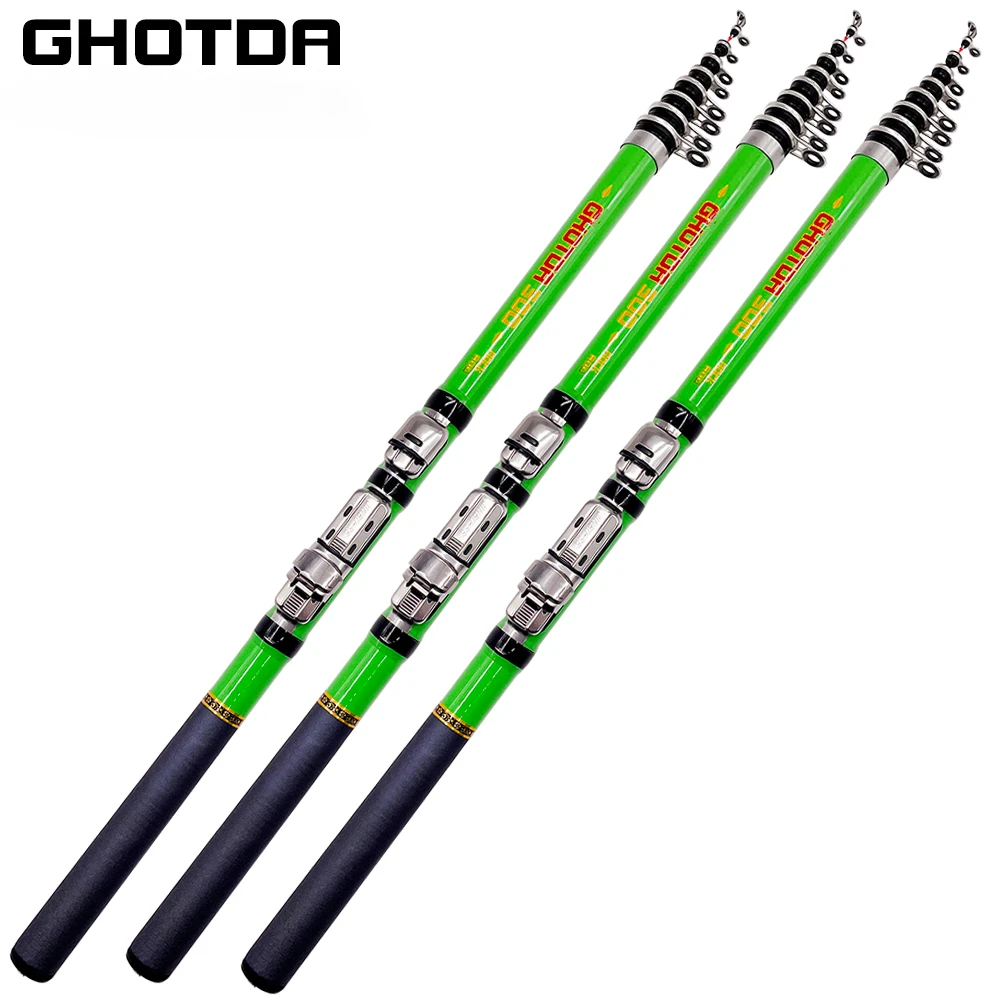 1-5-3-0m-Short-Sea-Fishing-Rods-Carbon-Fiber-Spinning-Telescopic-Feeder ...